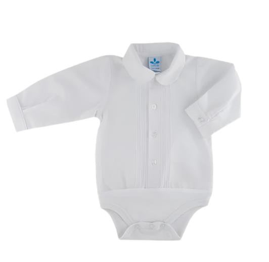 Newborn Boy White Bodysuit Shirt – CottonKids.ie