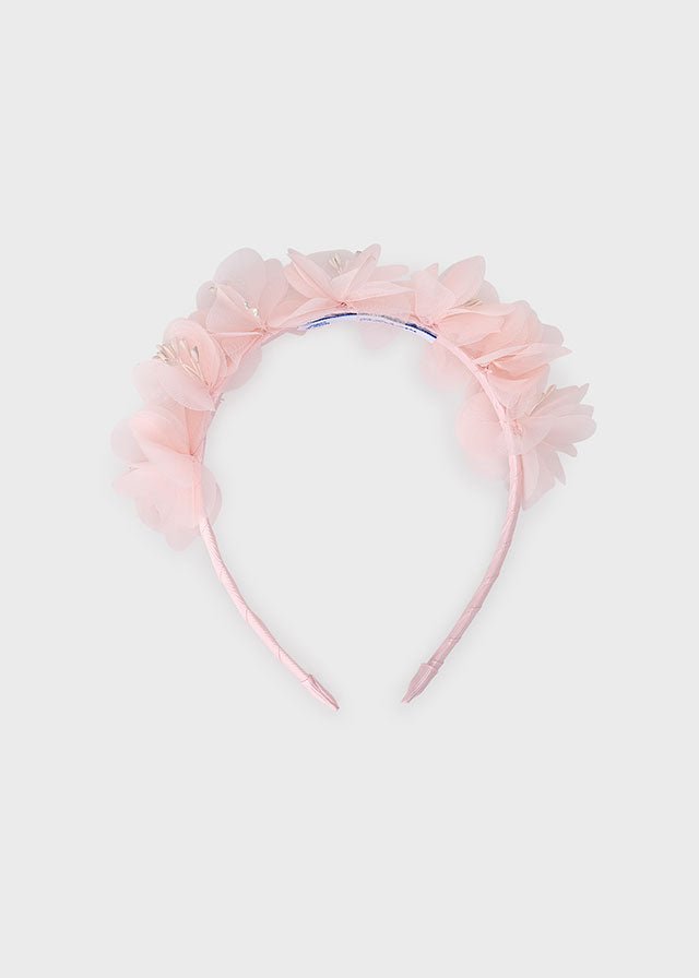 Girls Pink Flower Headband – CottonKids.ie