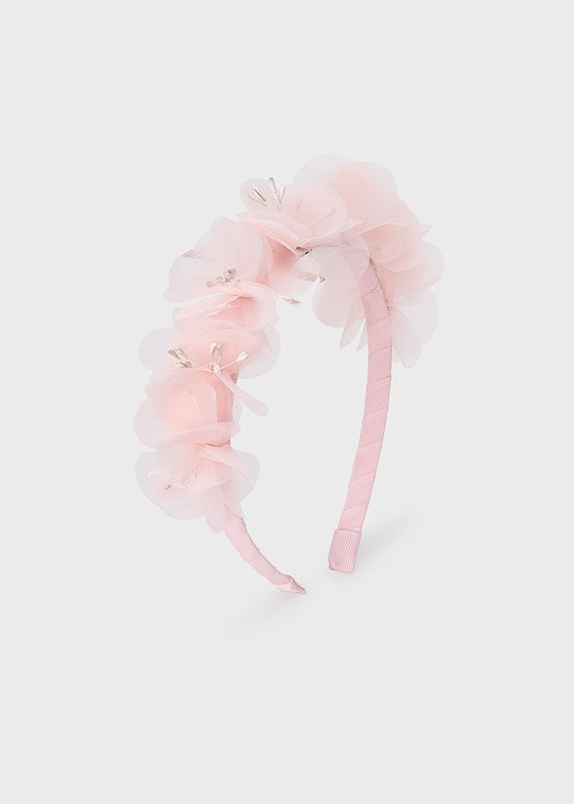 Girls Pink Flower Headband – CottonKids.ie