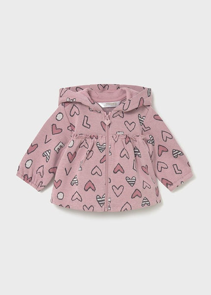 Newborn Girl 3-Piece Heart Tracksuit Set – CottonKids.ie
