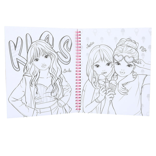 TOPModel Colouring Book With Reversible Sequins – CottonKids.ie