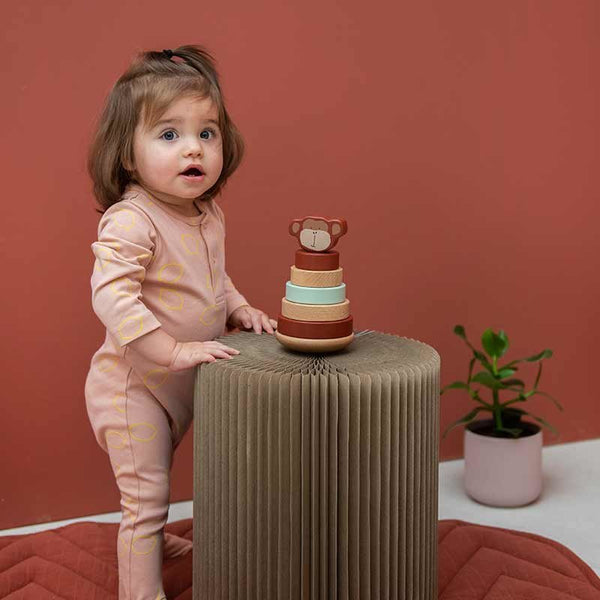 Wooden Stacking Toy - Mr. Monkey (trixie) – CottonKids.ie